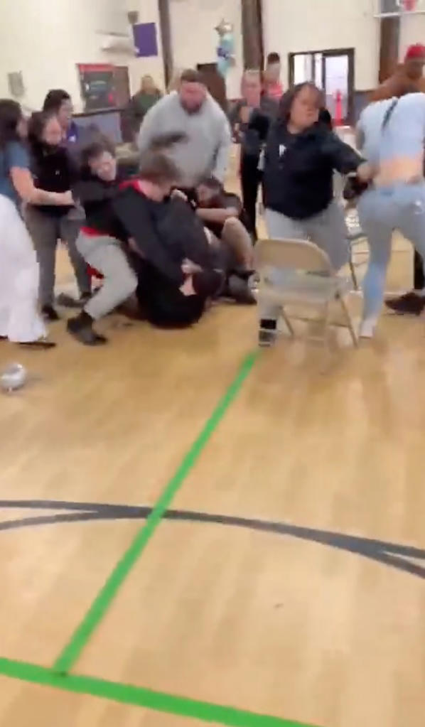 Wild brawl breaks out over seating at Catholic kindergarten graduation ...