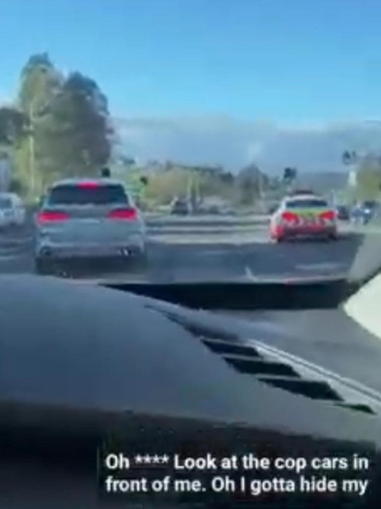 'Guy is nuts!': Wild car chase blow-by-blow