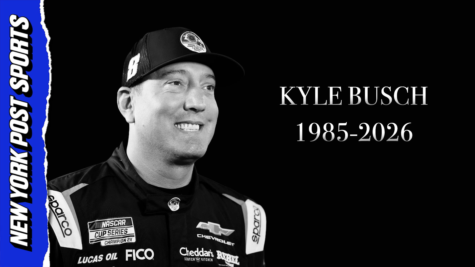 Kyle Busch, NASCAR star, dead at 41