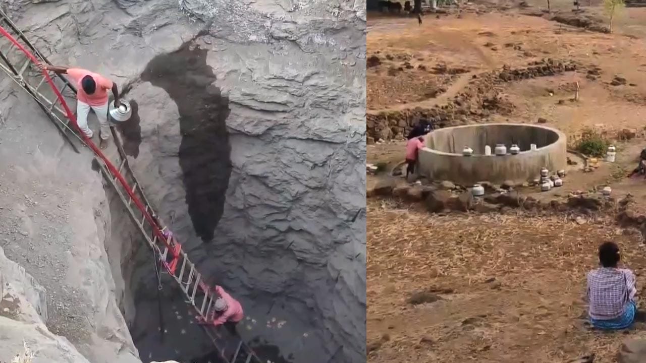 Gujarat's Valsad faces acute water crisis; villagers climb down 45-foot ...