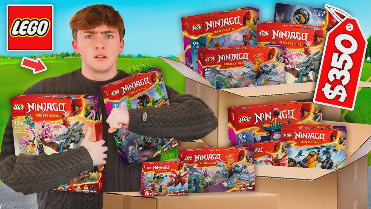 I built every Ninjago Dragons Rising set