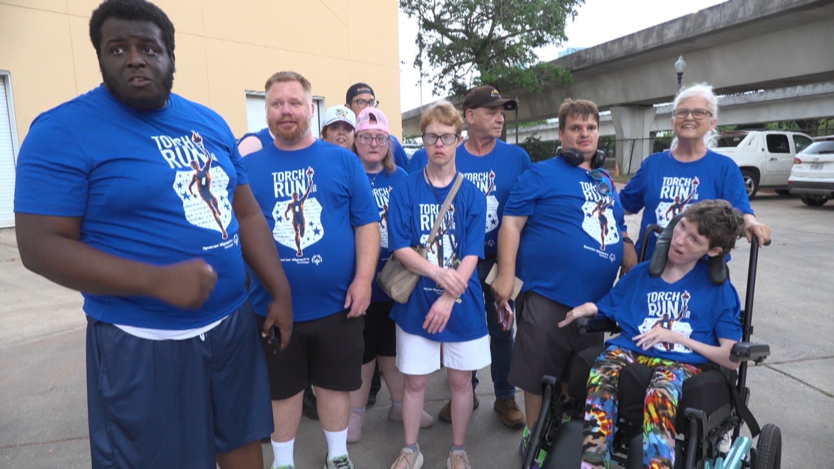 Mississippi Special Olympics holds torch lighting at Keesler Federal Park