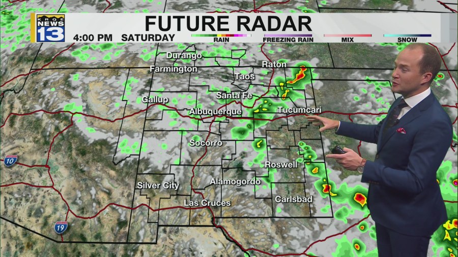 Rain and thunderstorm chances increase across New Mexico this weekend