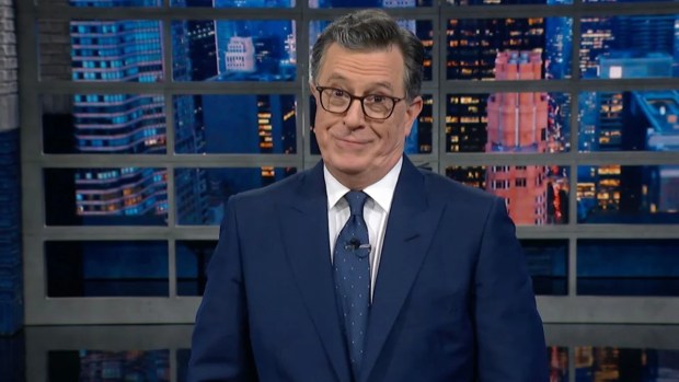 Colbert's final 'Late Show' monologue interrupted by Bryan Cranston ...
