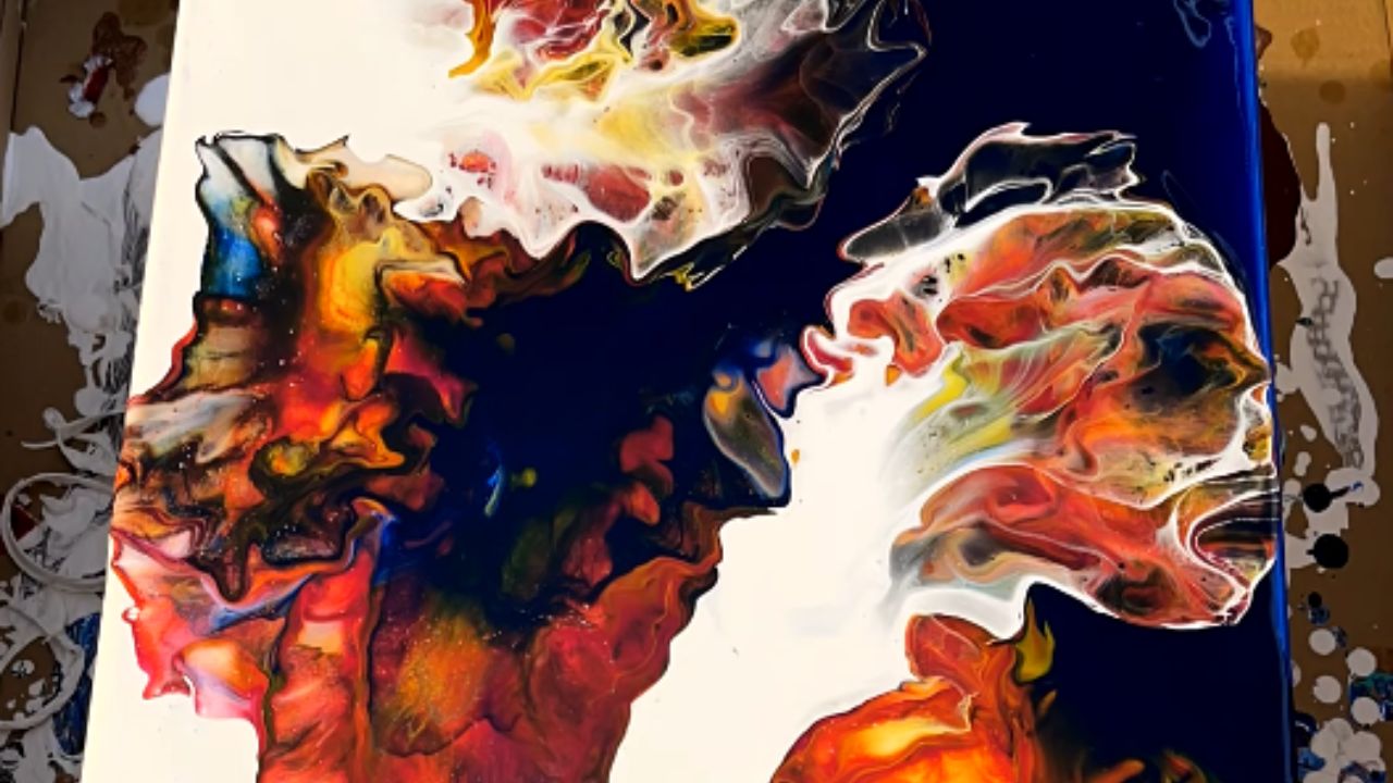 Absolutely incredible! - Stunning acrylic art on canvas fluid art
