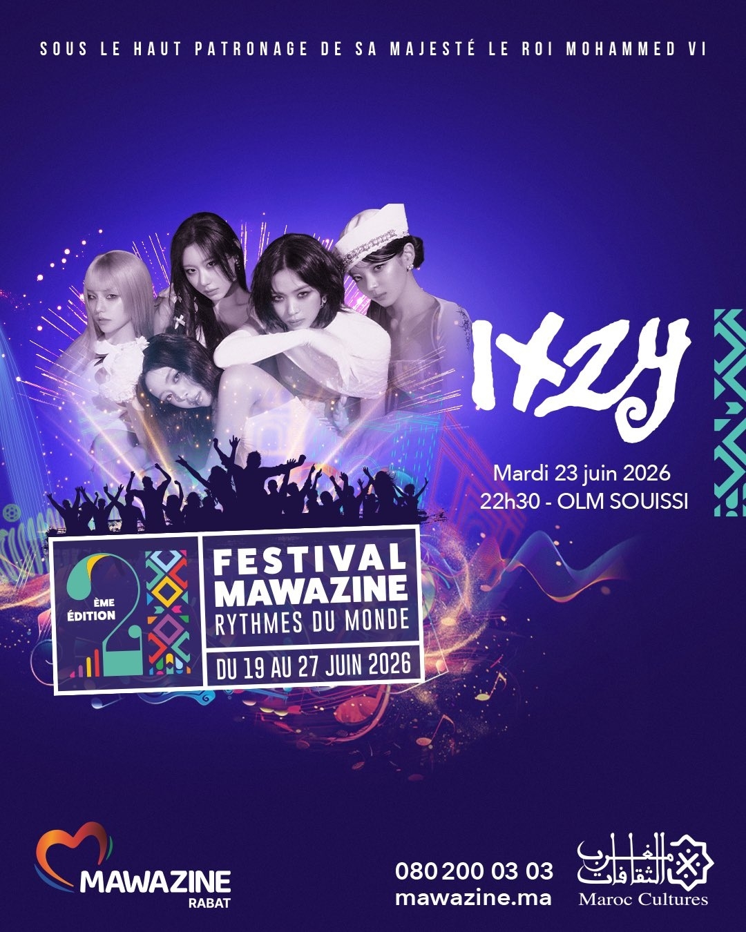 ITZY confirmed as headliner for 'Mawazine' 2026, a world-renowned music ...