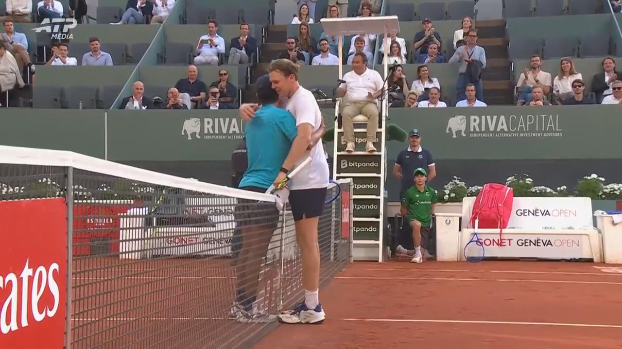 Tien beats Michelsen in Geneva
