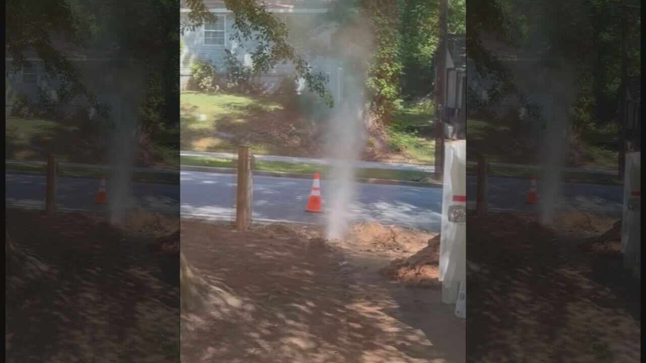 ‘They ain’t alert me:’ Atlanta neighbors upset after gas line rupture