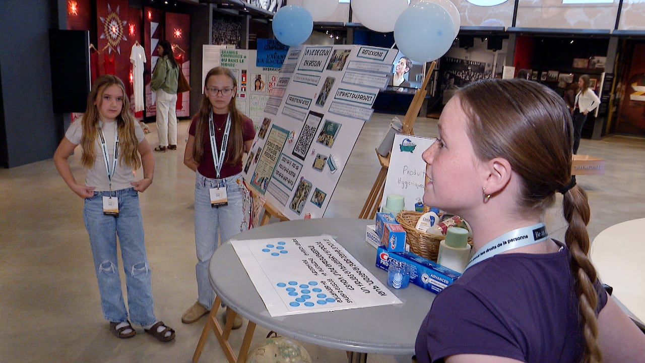 Manitoba students showcase projects at human rights museum