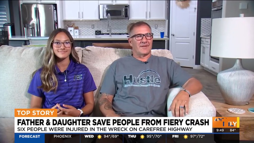 Arizona veteran, daughter, 14, rescue half dozen strangers from fiery ...