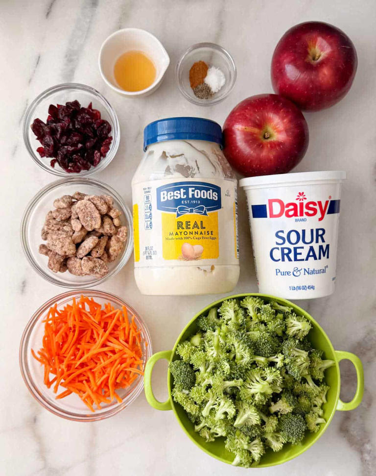 The best broccoli cranberry salad