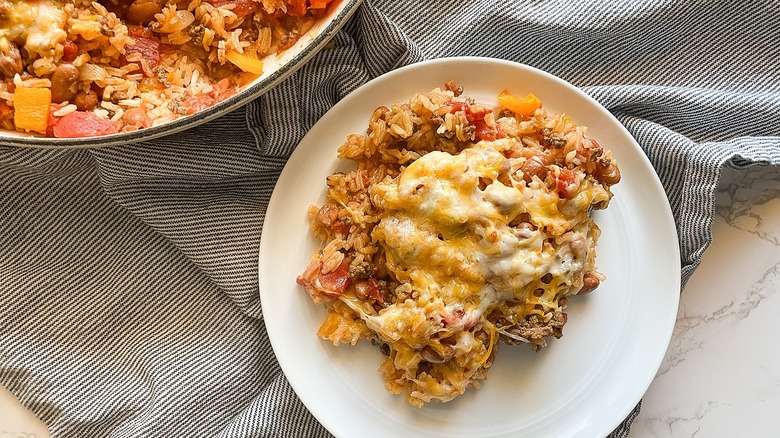 Stuffed pepper skillet recipe