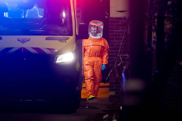 Moment air crew mask up in front of terrified passengers after 'in ...