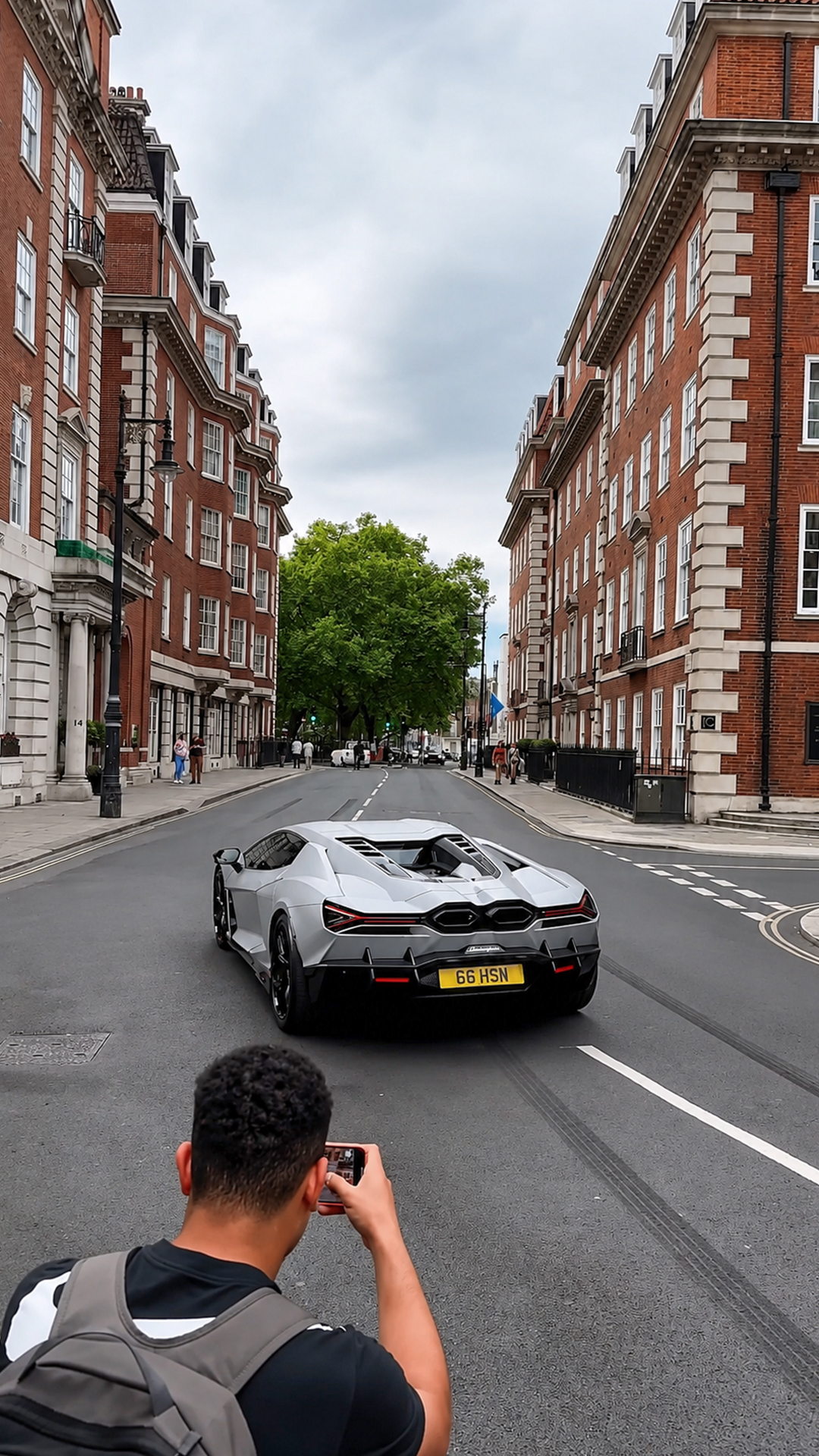 Lamborghini Revuelto out for a drive in central London