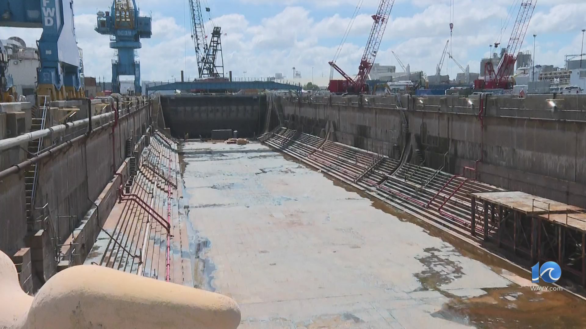 $442M dry dock project underway at shipyard