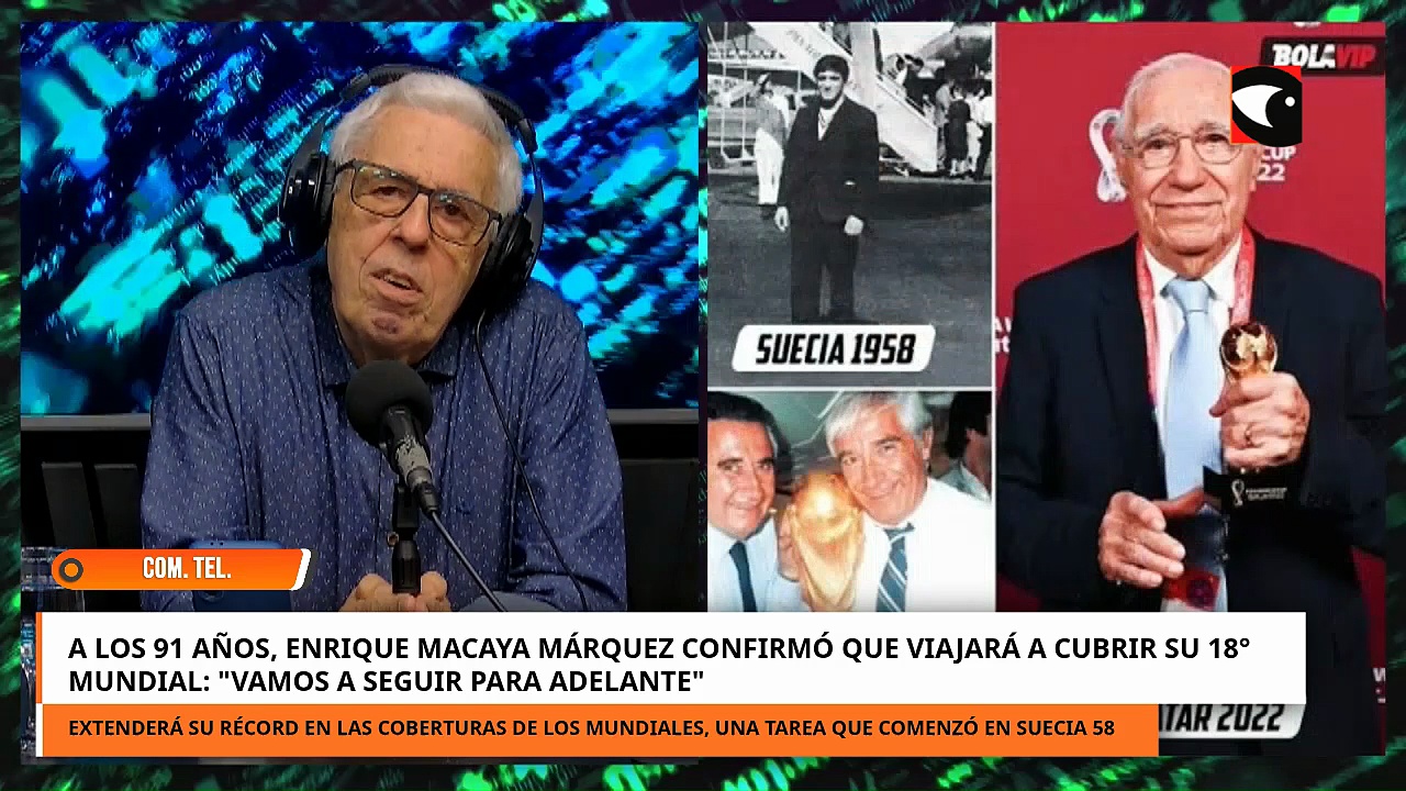 A los 91 años, Enrique Macaya Márquez va por su 18° mundial consecutivo ...