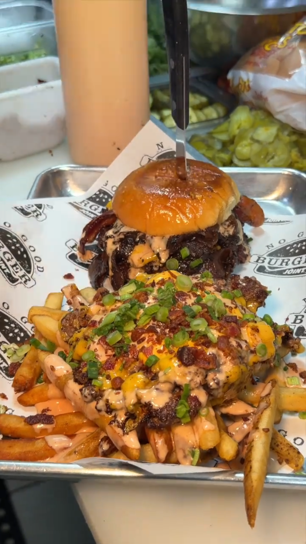 Indulge in insane smash burgers and fries at NoGoodBurgerJoint