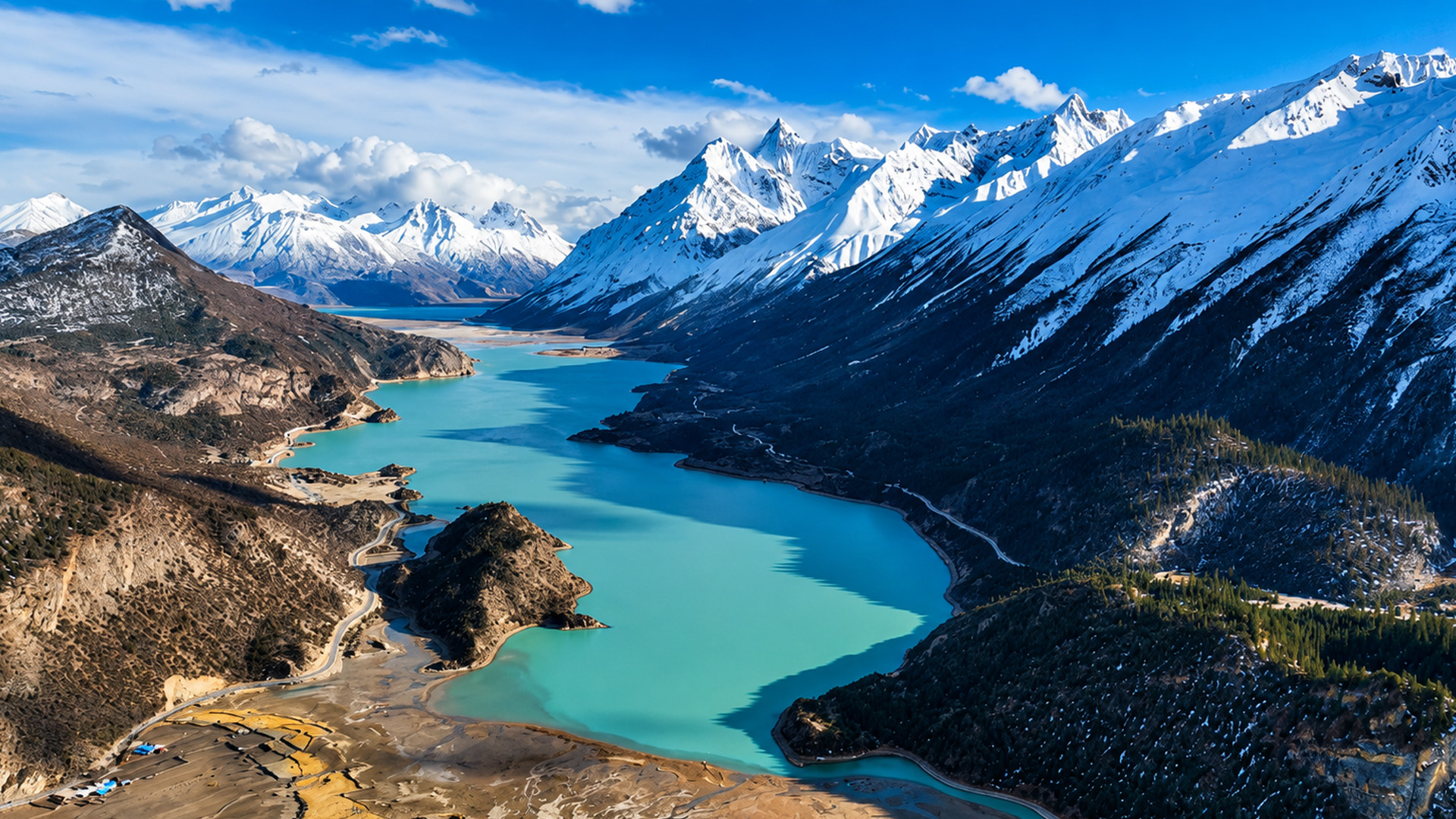 This road crosses one of Earth’s highest landscapes