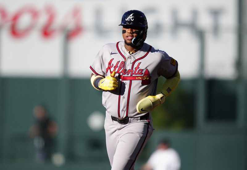 Braves' Ronald Acuna Jr. leaves game with pain in thumb
