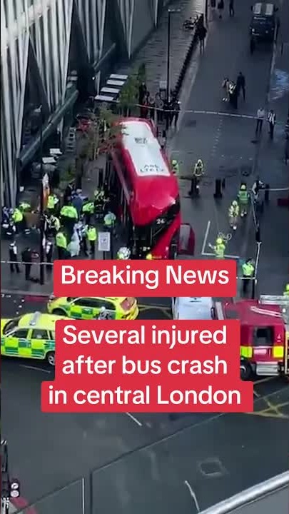 Bus crash leaves ‘screaming’ passenger injured #themirror #news