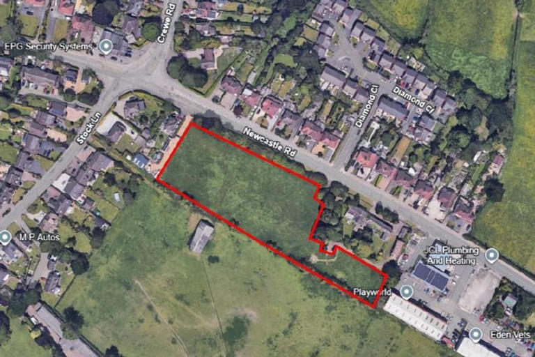 Plans lodged for nine homes in Crewe village