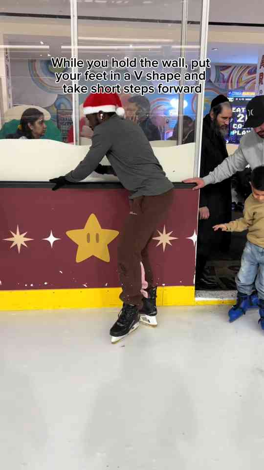 Beginner ice skating tricks in less than a minute