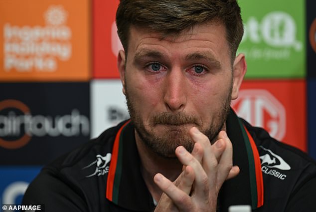 Emotional Matty Johns chokes back tears in Jai Arrow MND tribute as he ...