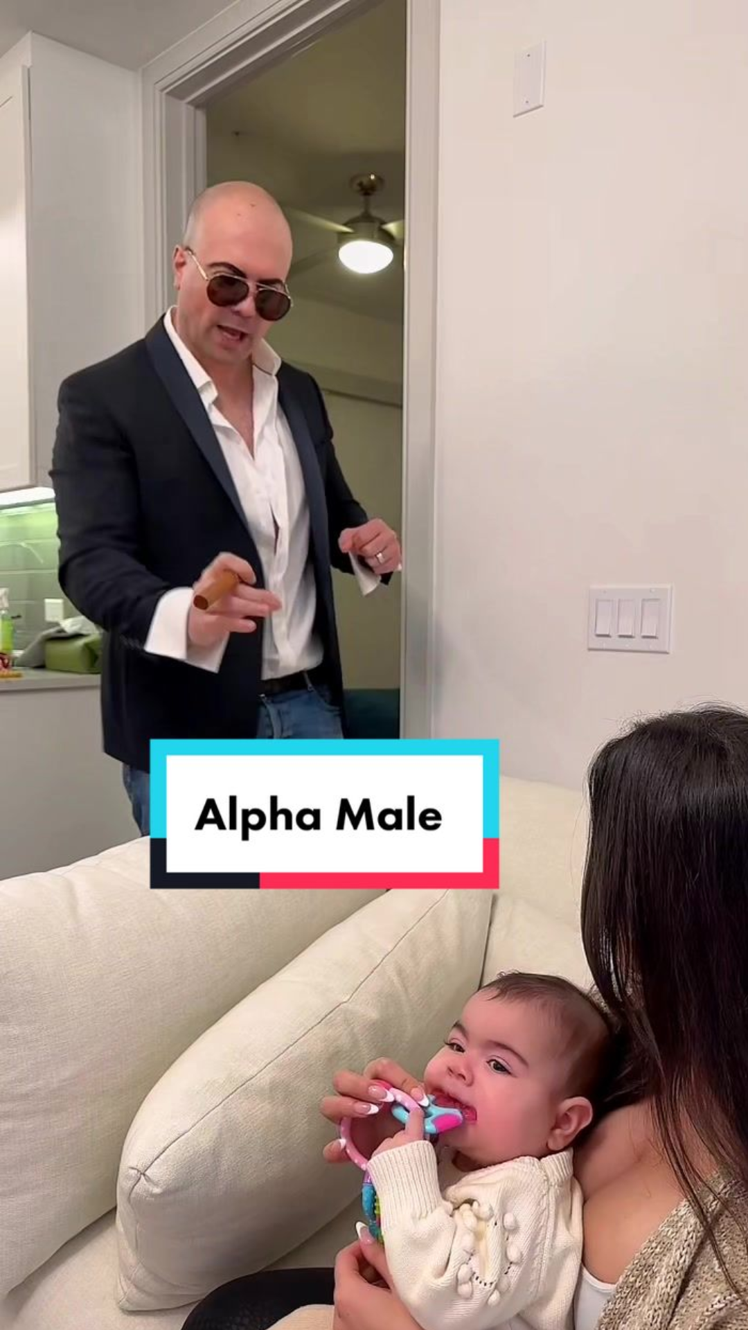 Husband challenges gone wrong in alpha male prank video