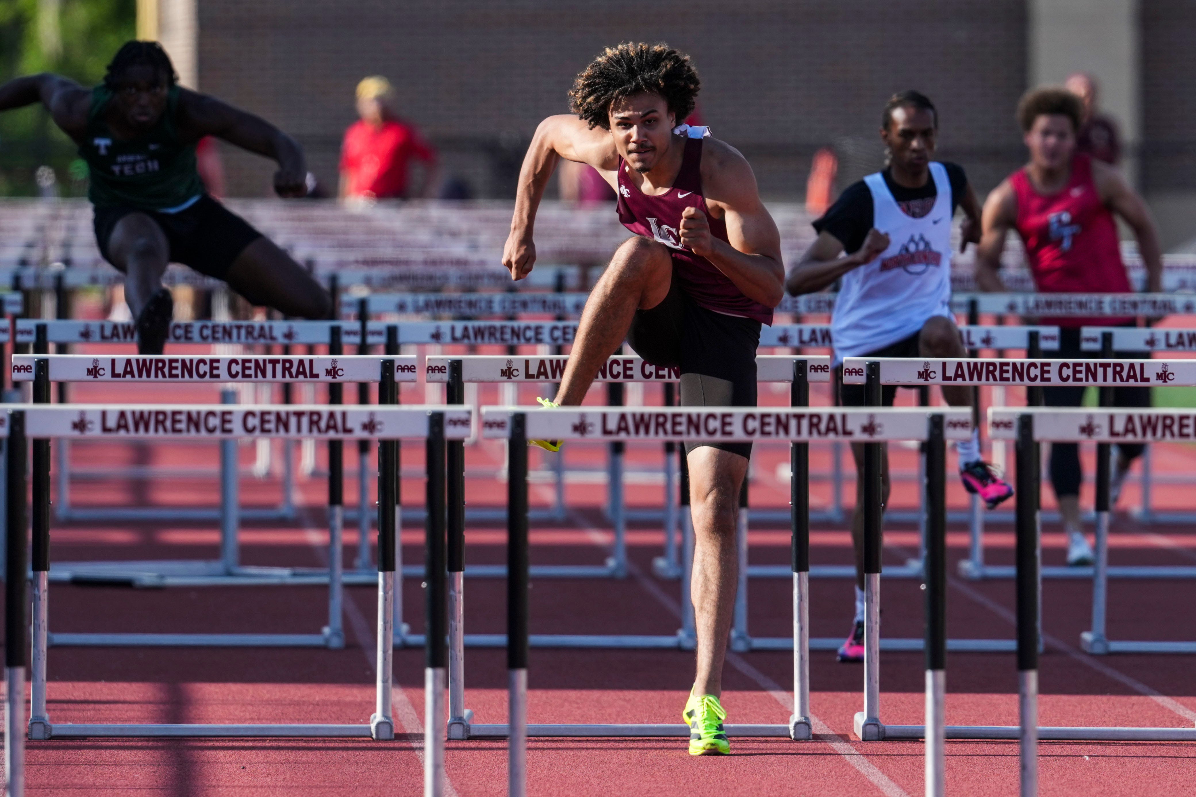 Now healthy, Lawrence Central senior Evan Williams wins two sectional ...