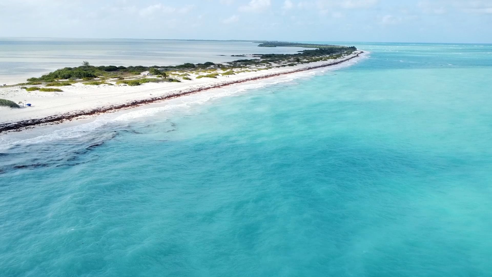 Isla Blanca, Mexico: Drone oppdager skjulte hvite sandstrender