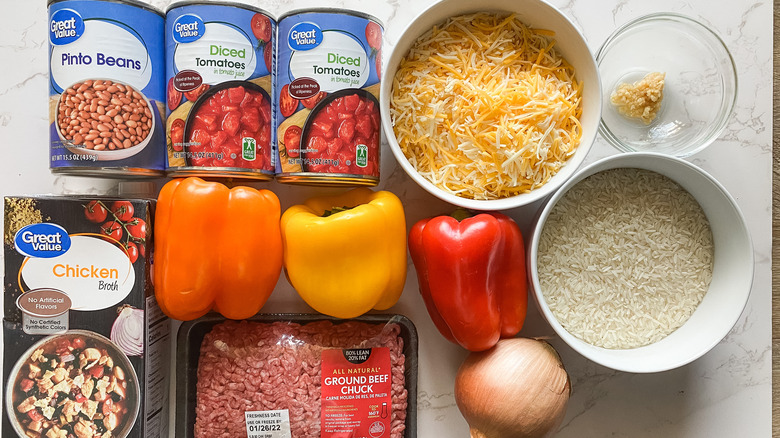 Stuffed pepper skillet recipe