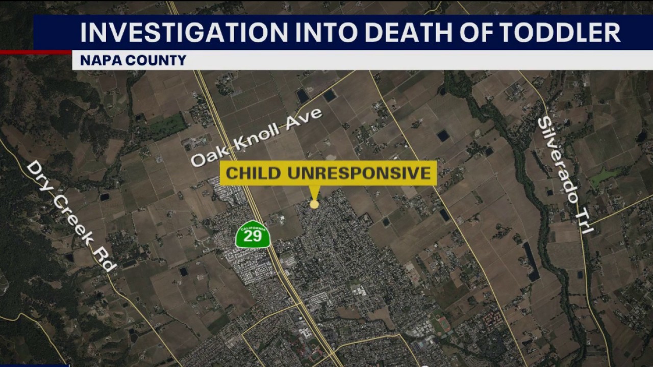 Napa police investigating toddler's death