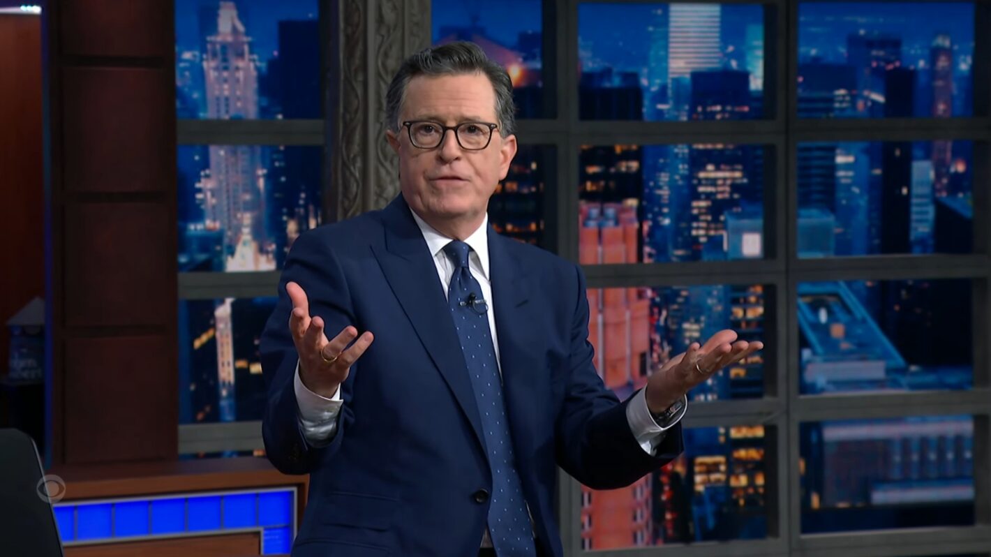 What happened to Stephen Colbert’s 'Late Show' sign?