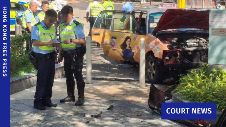 Hong Kong taxi driver in court over Ngau Tau Kok crash that killed 2