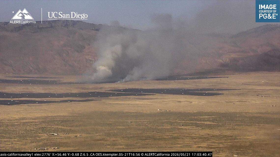 Vegetation fire burns 100 acres in rural SLO County