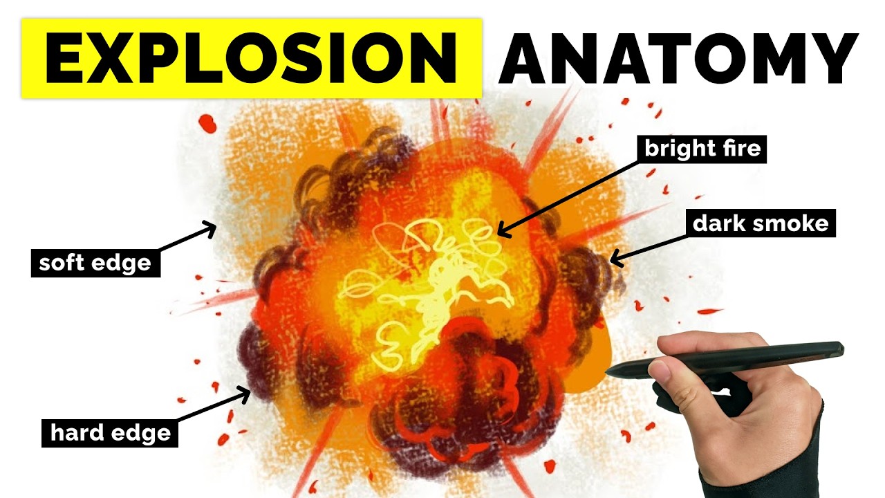 Master drawing explosions in just 14 minutes