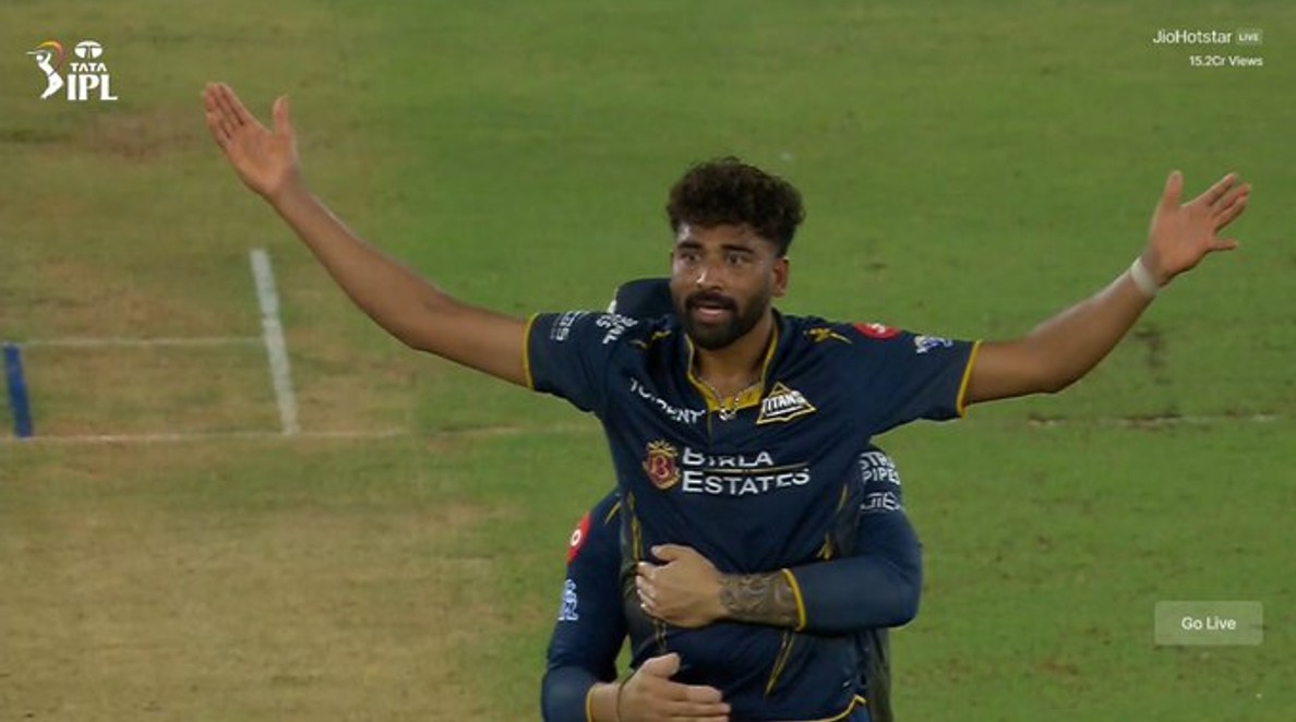 IPL 2026 gets its fastest delivery as Siraj breaches 155 KPH mark