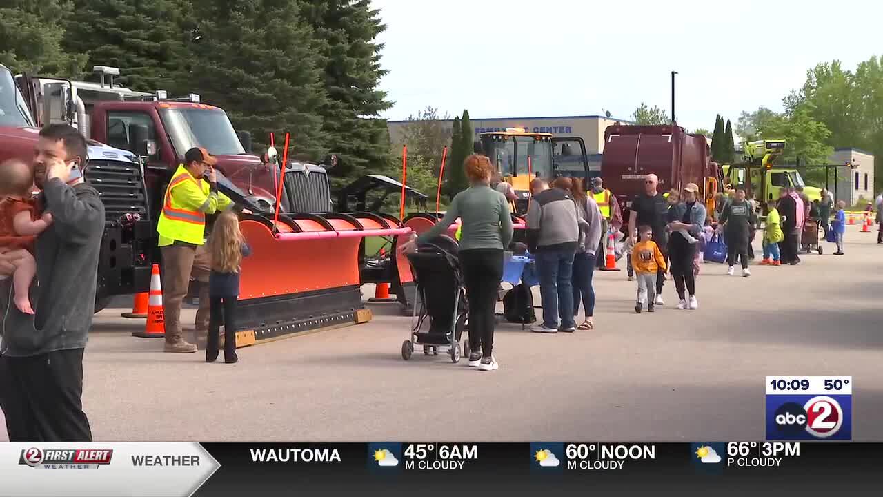 Families come out for 'Touch-a-Truck' event in Appleton