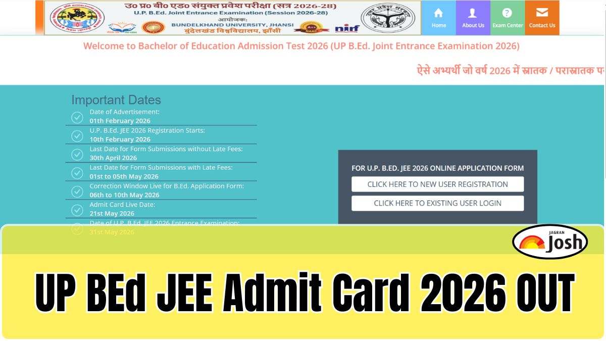 UP BEd JEE admit card 2026 out: Check admit card direct link, download ...