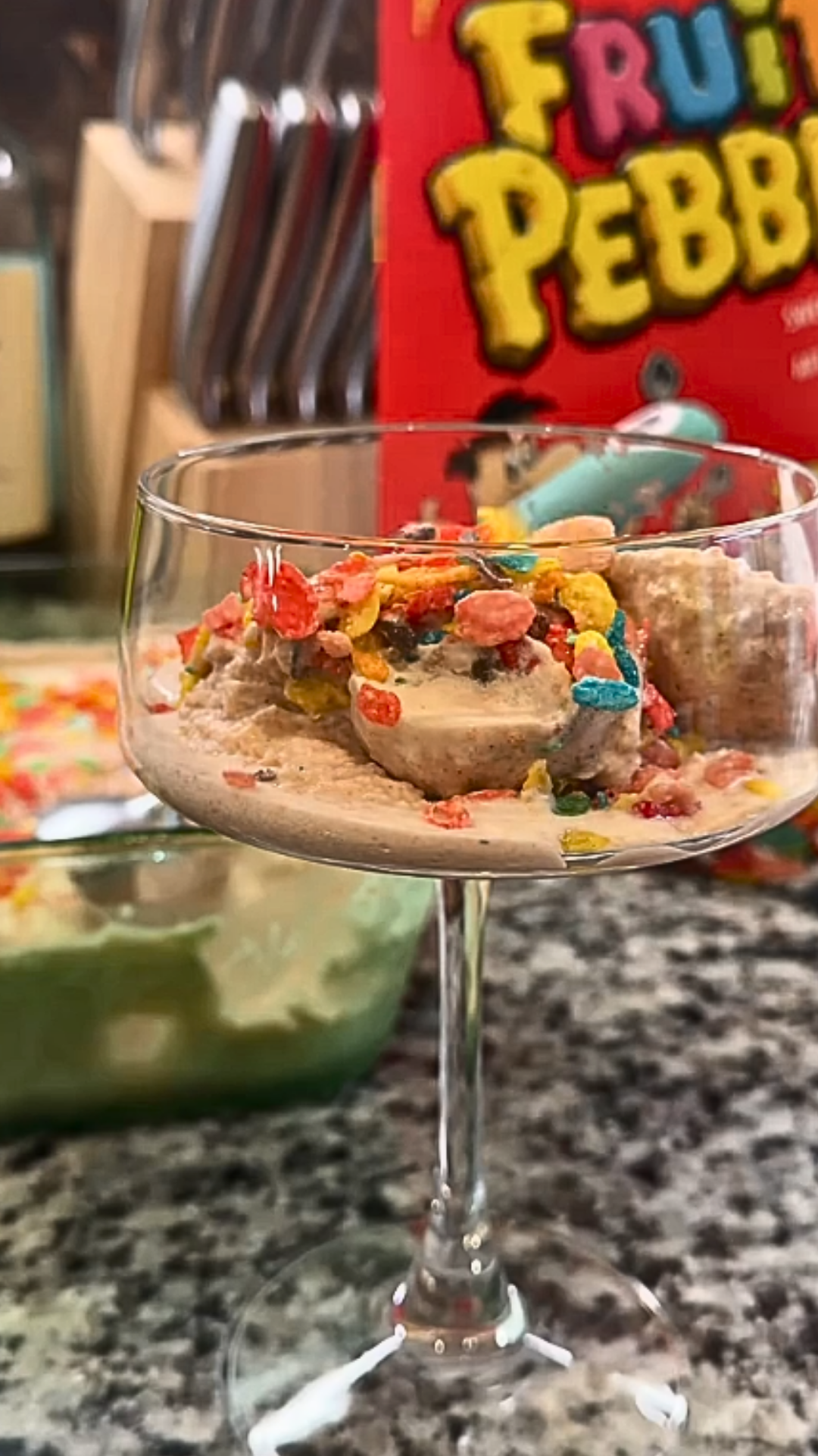 Fruity Pebbles ice cream easy recipe