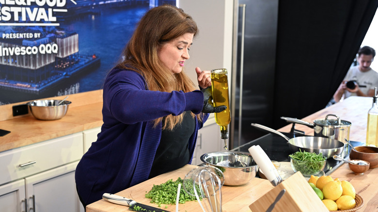 Never deal with stuck fish again using Alex Guarnaschelli's pan-searing tip