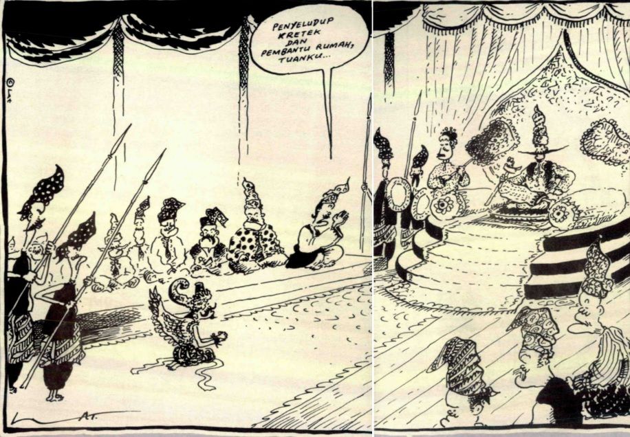 Gaya Malaysia saat nyinyiri Indonesia lewat kartun: dari yang miring ...