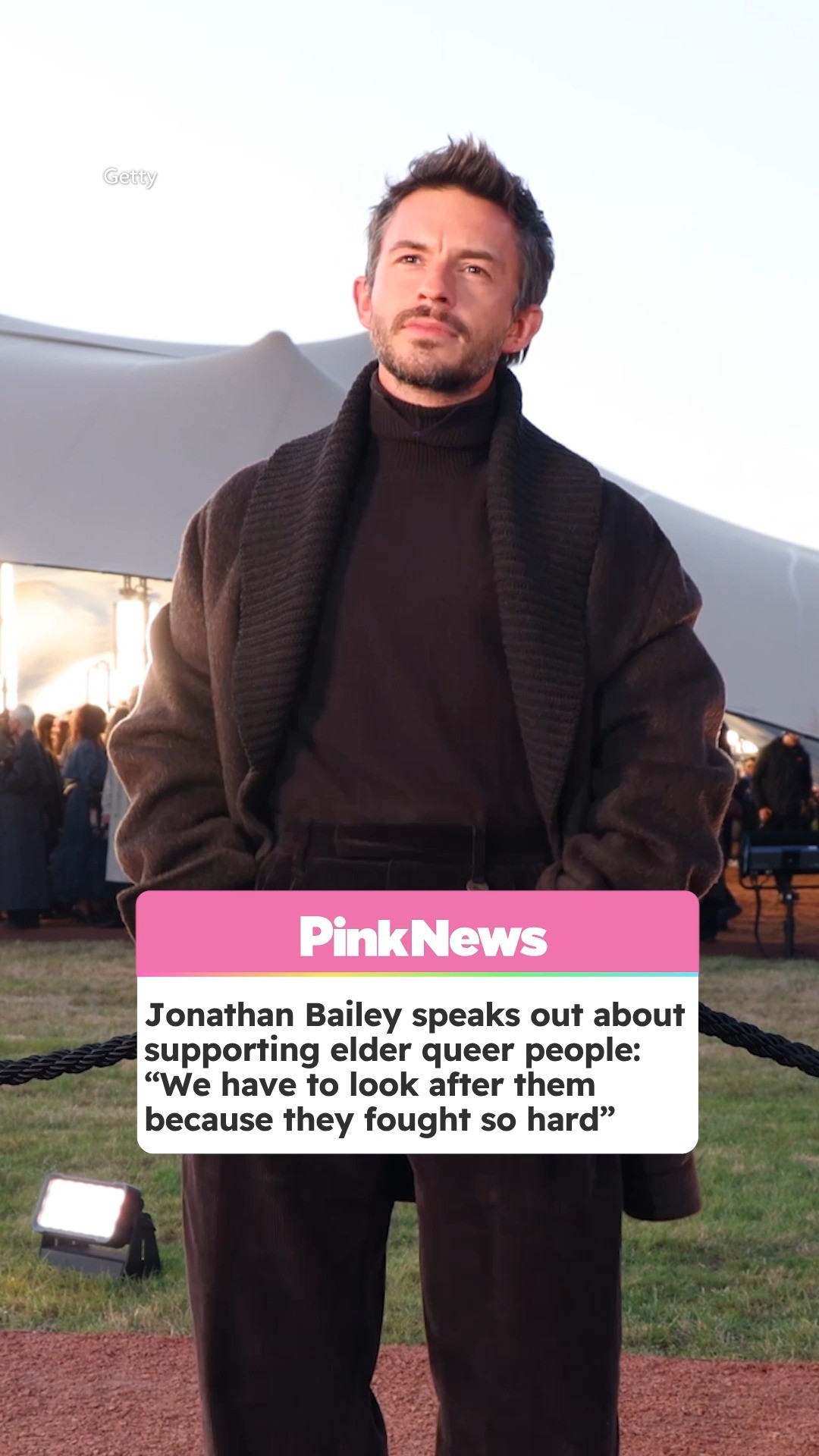 Jonathan Bailey fights for elderly LGBTQ+ rights, funds charities ...