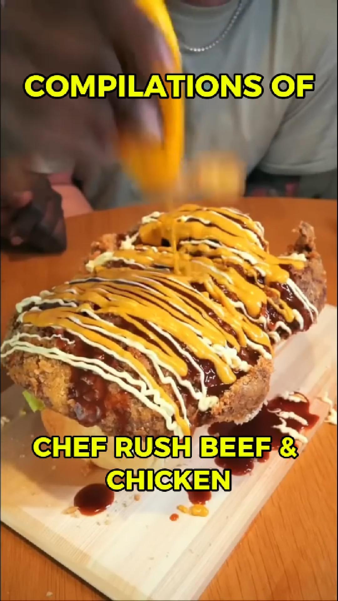Chef Rush ultimate wagyu beef and chicken feast!