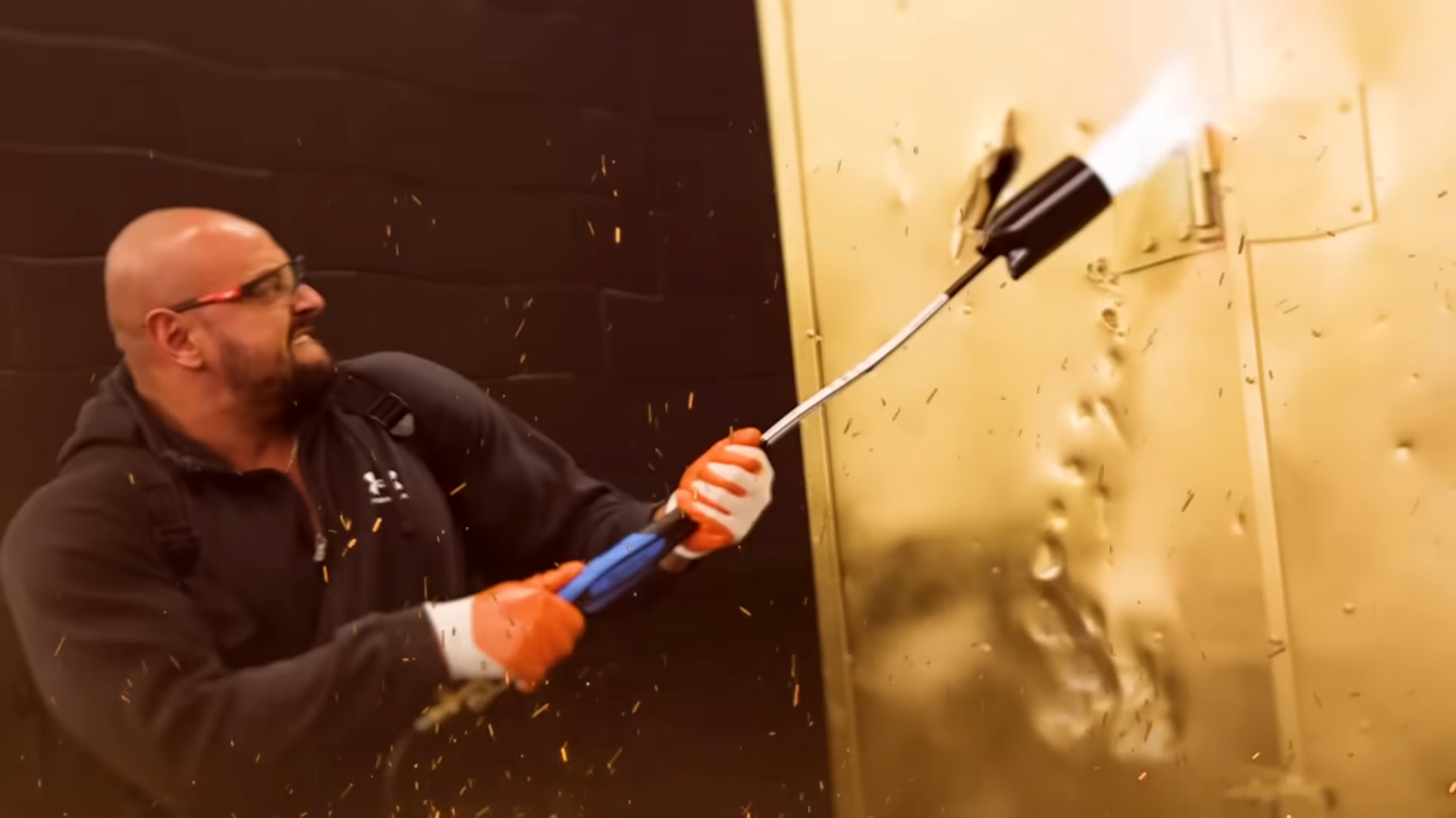 Watch how this $500,000 vault survives even a flamethrower