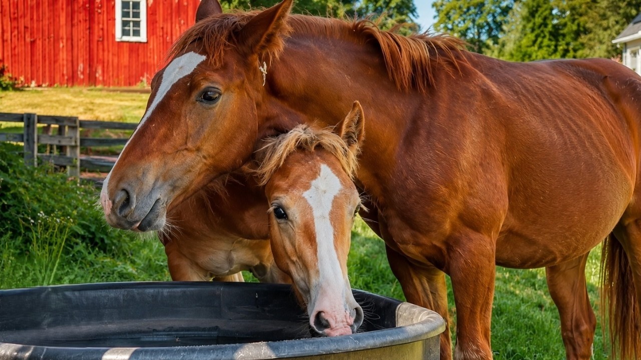 Wild horse family was split apart - until lady brought them together