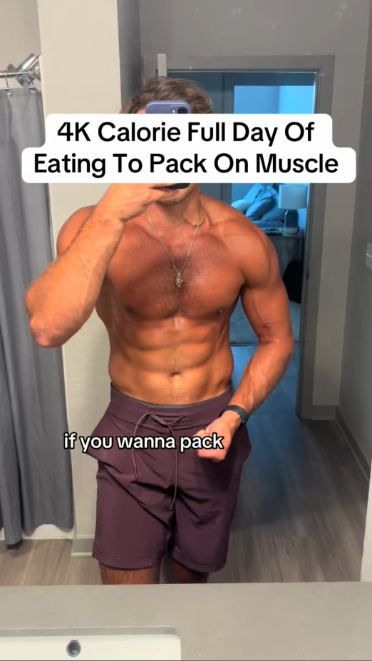 Clean full day of eating for muscle gain