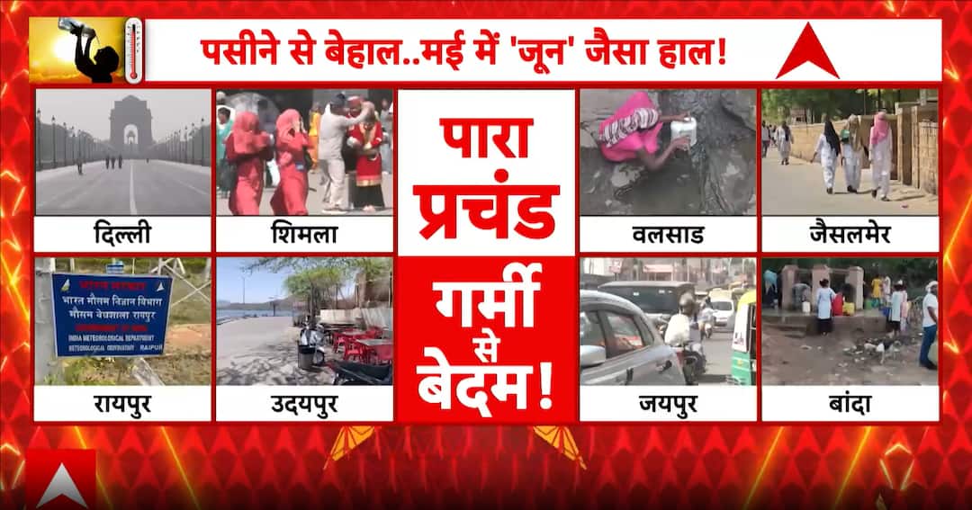 Heatwave crisis: Severe heat dome grips North India as temperatures ...