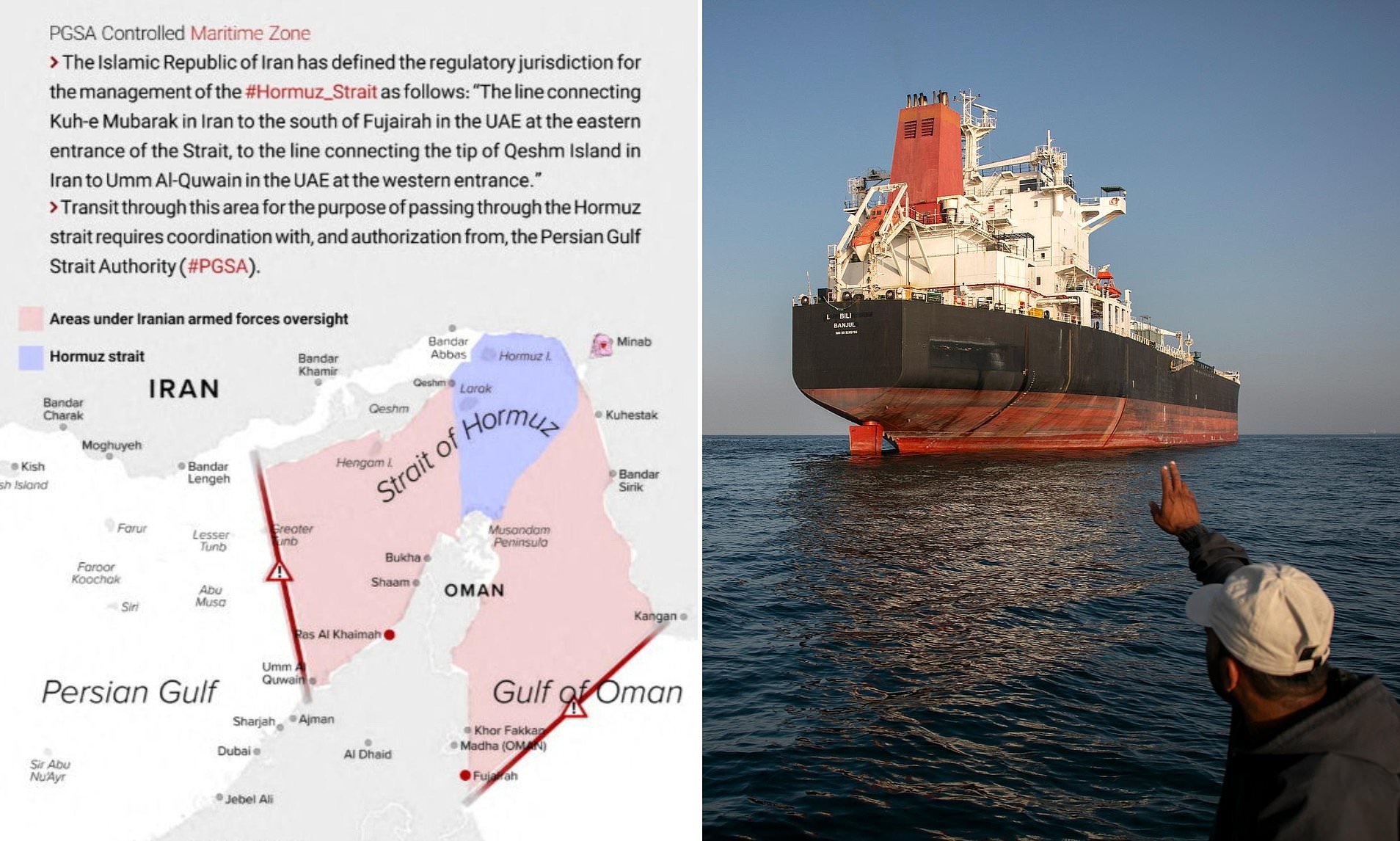 Iran unveils new map of Strait of Hormuz to show its 'control' over ...