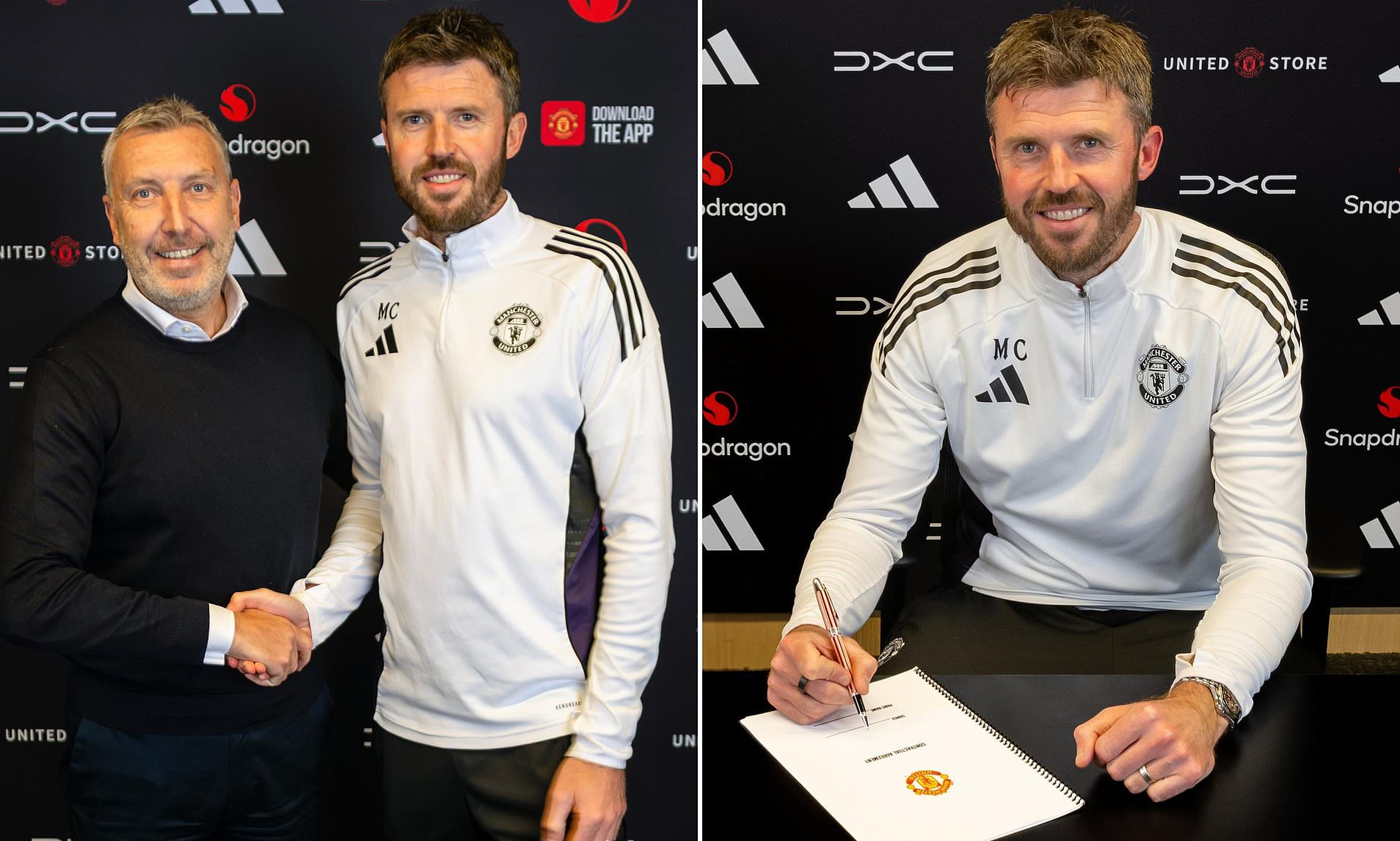 Michael Carrick confirmed as new Man United manager on two-year contract